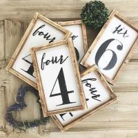 China Blackboard Wooden Plank Plaque , Wall Hanging Painted Wooden House Signs for sale