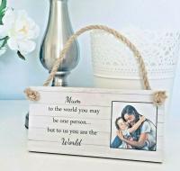 China Decorative Paintig Wooden Wall Plaques Moisture Proof Customized Size for sale