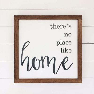 China Eco Friendly Painting Wood Wall Art Quotes WP0127 UV Painting Technique for sale