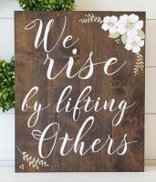 China Lightweight Home Wooden Wall Plaques , Wood Wall Art Quotes Easy Maintenance for sale