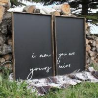 China Family Pattern Wooden Wall Plaques With Sayings Square Shape Long Life Span for sale