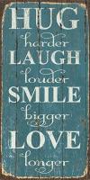 China Decorative Vintage Wall Sign Sayings , Wood House Signs And Plaques ODM / OEM for sale