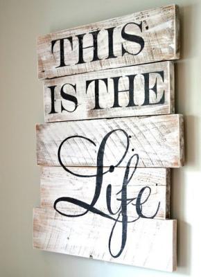 China Portable Wall Sign Sayings WP0133 Wall Hanging Type Simple Maintenance for sale