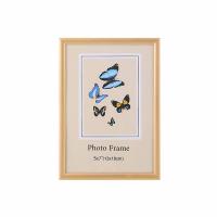 China Home Decoration Custom Retro Picture Frame MDF Backbaord Black / Blue Color for sale