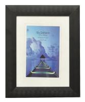 China Home Decoration Custom Retro Picture Frame MDF Backbaord Black / Blue Color for sale