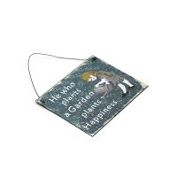China Vintage Style Decorative Metal Plaque Signs 15 X 12 X 0.1 Cm ISO Approved for sale