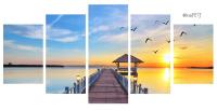China Portable Framed Canvas Wall Art CV0013 , Multi Canvas Art Wall Hanging for sale