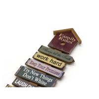 China Natural Antique, Handcraft Decorative,Custom Outdoor Wooden Garden Plaque Signs for sale