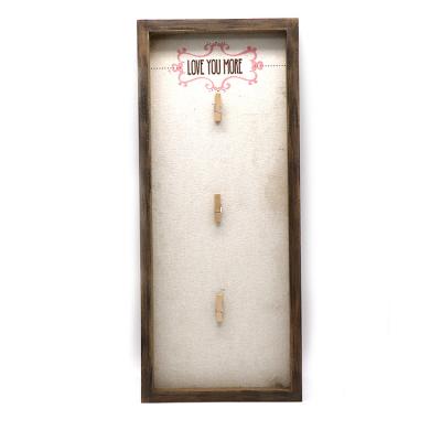 China Custom Color Decorative Wooden Picture Frame Clips 20.5 X 48.5 X 2.5 CM for sale