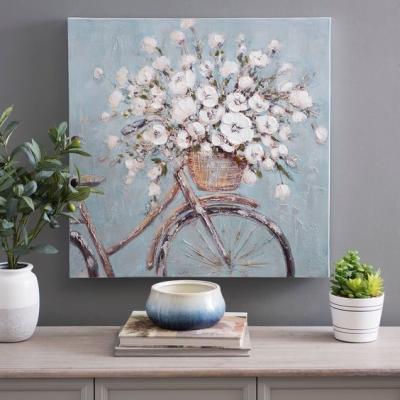 China Eco Friendly Flower Wall Art Canvas 40x40 Cm , Personalized Canvas Wall Art for sale