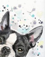 China Design Package Canvas Prints Wall Art Cute Dog , Home Decor Canvas Wall Art for sale