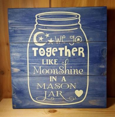China Wedding / Restaurant Wooden Plaque Signs UV Painting Technique Long Life Span for sale