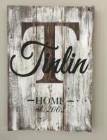 China Home Decorative Wooden Wall Plaques , Wall Sign Sayings 30 X 40 Cm Size for sale