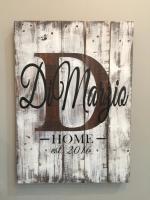 China Home Decorative Wooden Wall Plaques , Wall Sign Sayings 30 X 40 Cm Size for sale