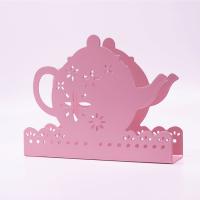 China Home Decoration Metal Napkin Holder Teapot Design Tissue Holder Eco - Friendly for sale