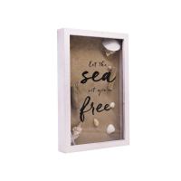 China Summer / Beach Theme Handcrafted Decorative Wood Signs With Customized Size for sale