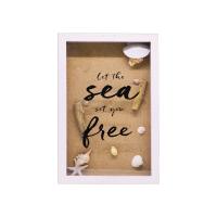 China Simple Style Personalized Wall Plaque Wall Plaque Decorative Sign Sea Beach Design for sale