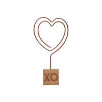 China Love Shape Memo Clips Photo Holders Office Desktop Clips For Photos Eco - Friendly for sale