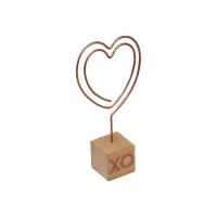 China Love Shape Memo Clips Photo Holders Office Desktop Clips For Photos Eco - Friendly for sale