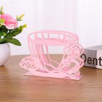 China Coffee Cup Shape Metal Napkin Holder Modern Decorative Storage Rust Resistant for sale