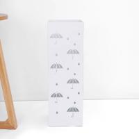 China Custom Color Metal Umbrella Stand Holder Iron Square Umbrella Basket Powder Coated for sale
