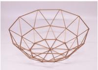 China Modern Home 10cm Height Metal Wire Fruit Basket for sale