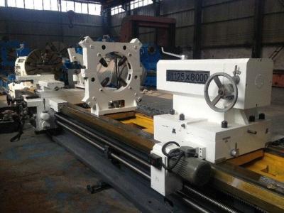 China Long Use Time Horizontal Lathe Machine With 1100mm Guide Rail Width 16 Tons for sale