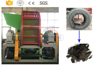 China Automatic Scrap Rubber Tires Recycling Machine With Compact Structure for sale