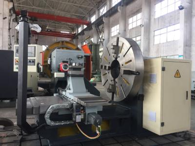 China End Face Automated Lathe Machine / Large CNC Horizontal Lathe Machine for sale