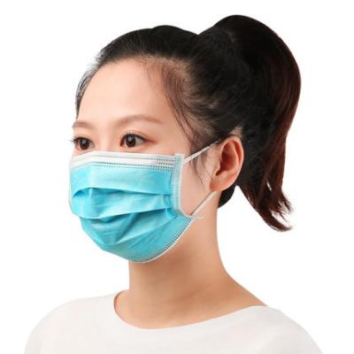 China Face Mask Earloop 3 Ply Non Woven Face Mask Individually Package for sale
