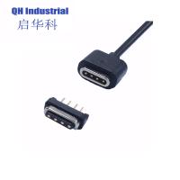 China 4 Pin Magnetic Pogo Pin Charger Cable 2.5mm 2.8mm 4mm 7.62mm 1A 3A 12V for sale