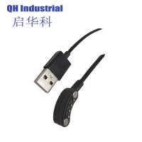 China 4 Pin Magnetic Pogo Pin Connector 1A 12V Charging Cable for Smart Watch Smartphone for sale