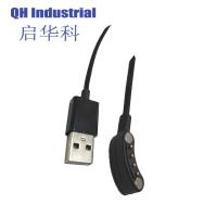China 4 Pin Magnetic Pogo Pin Connector 1A 12V Charging Cable for Smart Watch Smartphone for sale