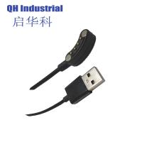 China 4 Pin Magnetic Pogo Pin Connector 1A 12V Charging Cable for Smart Watch Smartphone for sale