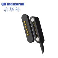 China 6 Pin Magnetic Pogo Pin USB Charging Cable Connector for Smart Wearable Watch 1A 12V for sale