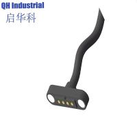 China Custom 4Pin Magnetic Pogo Pin Connector DC Power Charger 12V 3A for Laptop USB Cable for sale