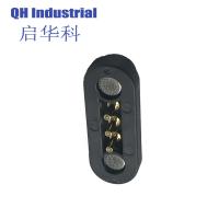 China 3 Pin Magnetic Pogo Pin Connector 2.54mm Pitch N52 Strong Force for Electronic Products for sale