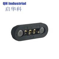 China 3 Pin Magnetic Pogo Pin Connector 2.54mm Pitch N52 Strong Force for Electronic Products for sale