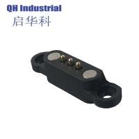 China Waterproof Magnetic Pogo Pin Connector 2.54mm Pitch 2-6 Pins Smartphone Charging for sale