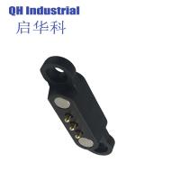 China Waterproof Magnetic Pogo Pin Connector 2.54mm Pitch 2-6 Pins Smartphone Charging for sale