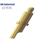 China Custom Brass Spring Loaded Pogo Pin Connector SMT Gold Plated 2A 5V for PCB Electronic Device for sale
