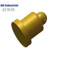 China Custom SMT Pogo Pin Brass Gold Plated 10A High Current Connector for PCB Charging for sale