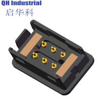 China 6 Pin Magnetic Pogo Pin Connector 1A 3A 12V Spring Loaded Charging Base for Smart Devices for sale