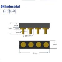 China Spring Loaded Pogo Pin Connector High Current 10A SMT Gold Plated Custom OEM ODM for sale