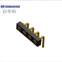 China Magnetic Pogo Pin Connector 2-10 Pin Waterproof Charging Cable USB Data Transmission 1A-10A 12V for sale