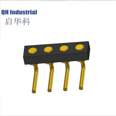 China Magnetic Pogo Pin Connector 2-10 Pin Waterproof Charging Cable USB Data Transmission 1A-10A 12V for sale