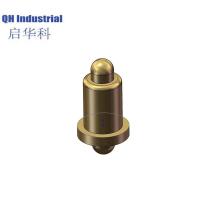 China Precision Gold Plated Double Head Pogo Pin Charging Connector Brass Spring Loaded 5A 20V for sale