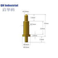 China Custom 5.0mm DIP Gold Plated Pogo Pin Header 5V 2A 12V 2A for PCB TV Earphone for sale
