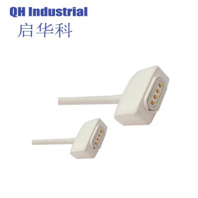 China 4 Pin Magnetic Pogo Pin Charging Cable for Smart Watch 1A 2A 2.84mm 4.0mm 7.62mm for sale