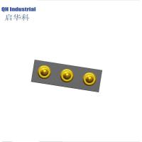 China 3 Pin Pogo Pin Connector Spring Loaded Charging Connector 1A 10A 12V Male Female for sale